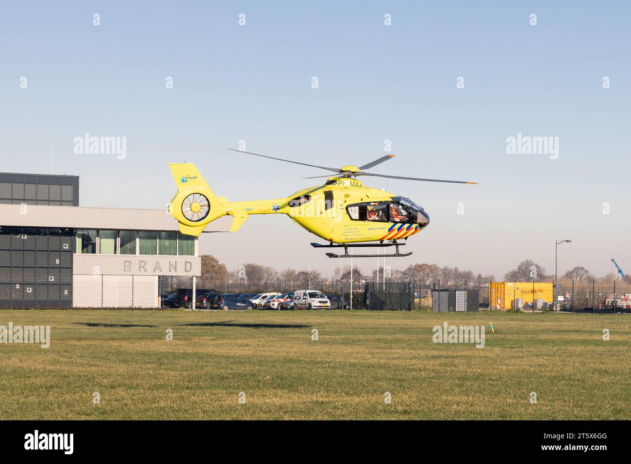 Rotterdam, The Netherlands - December 14, 2022: Dutch trauma helicopter ...