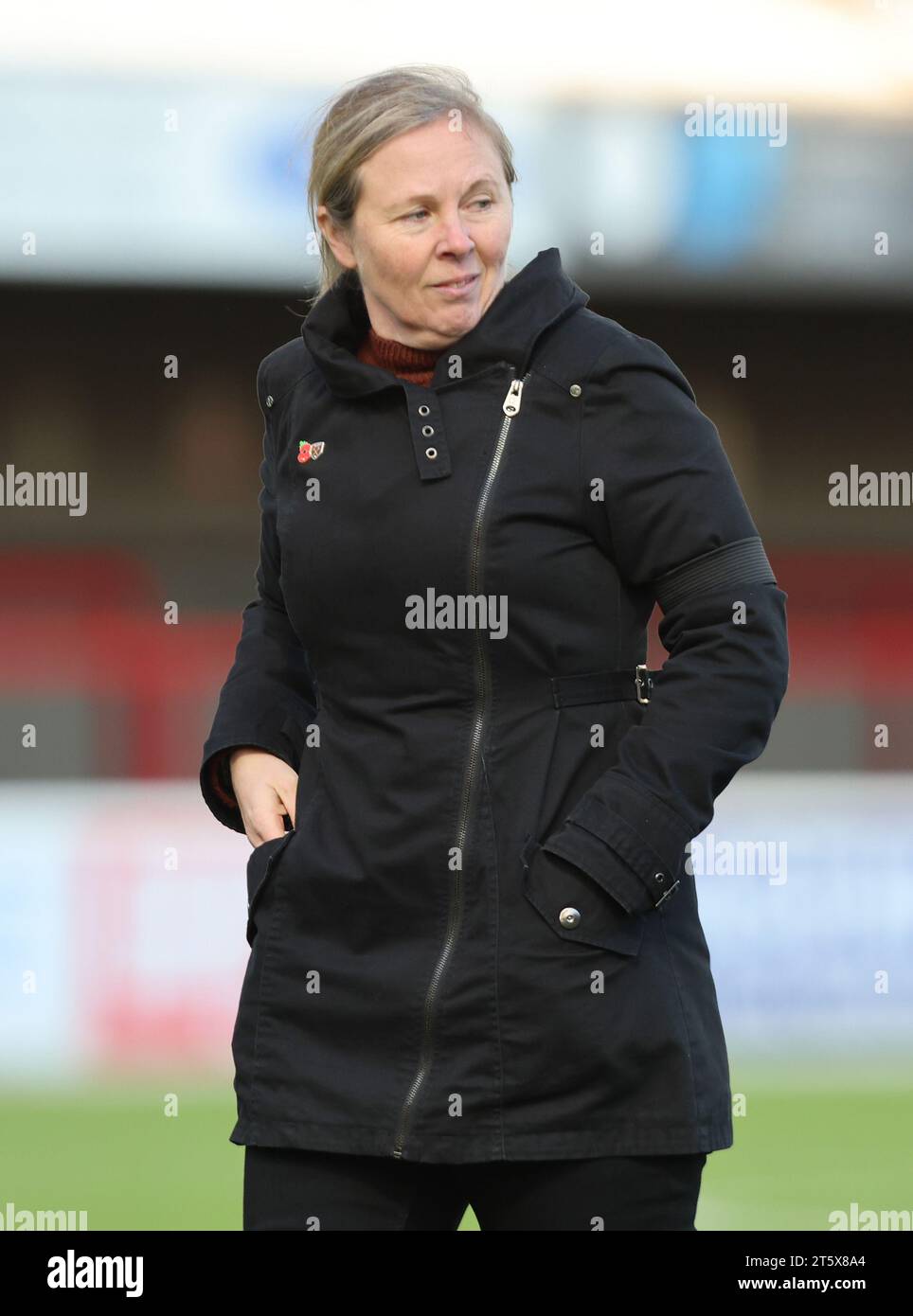 Rehanne Skinner manager of West Ham United Women during THE FA WOMEN'S ...