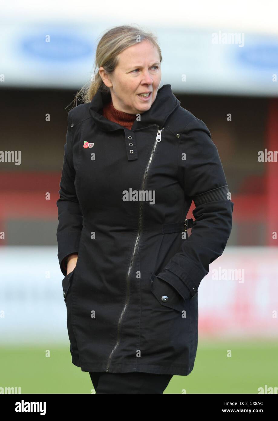Rehanne Skinner manager of West Ham United Women during THE FA WOMEN'S ...