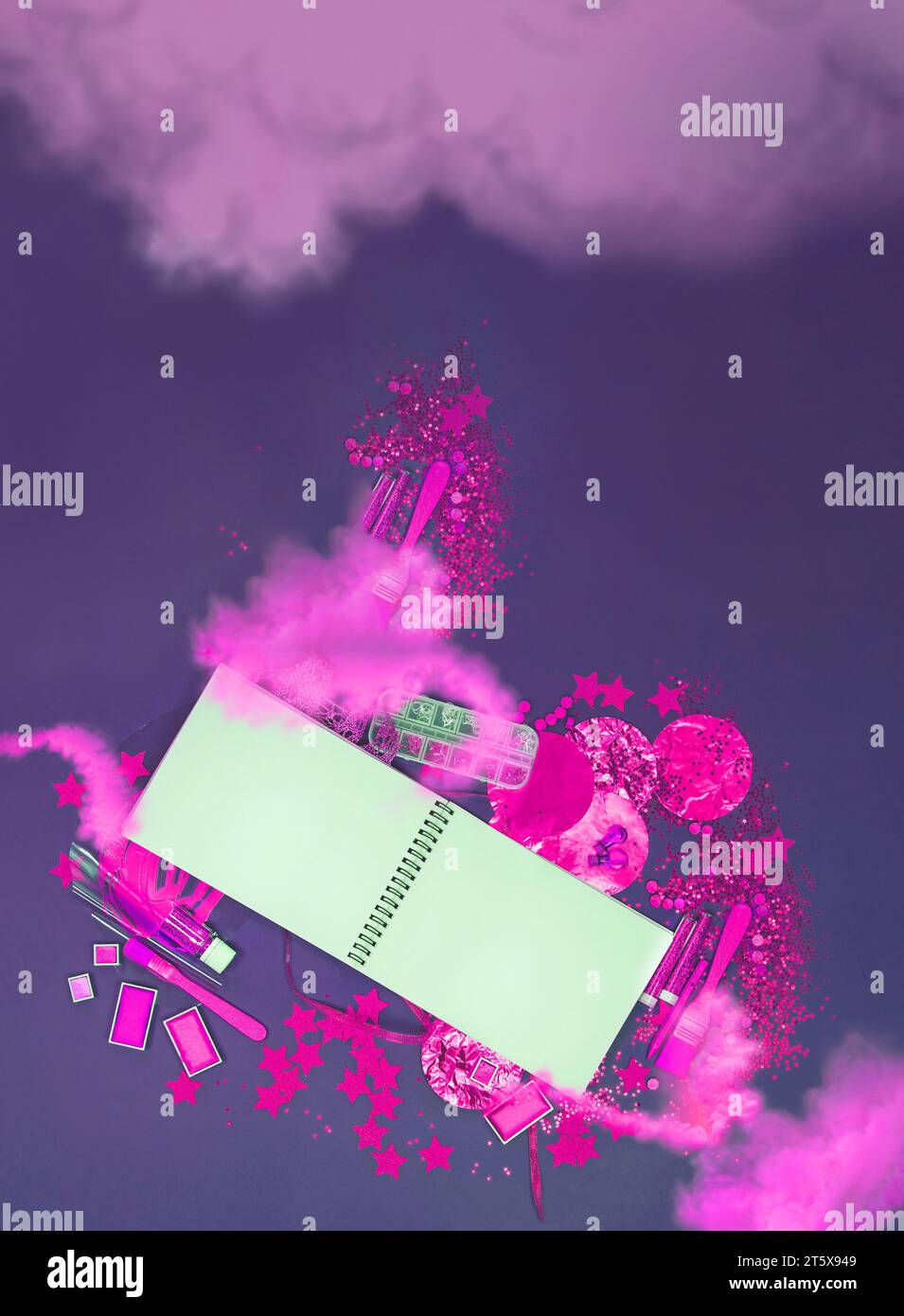 The magic of creativity. Amazing magical world of creative development ...