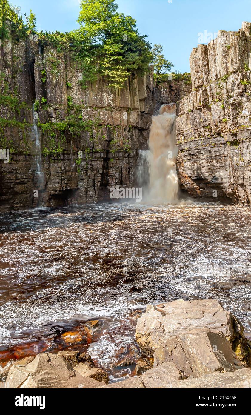 High Force, one of Englands highest Waterfall in Forest-in-Teesdale ...