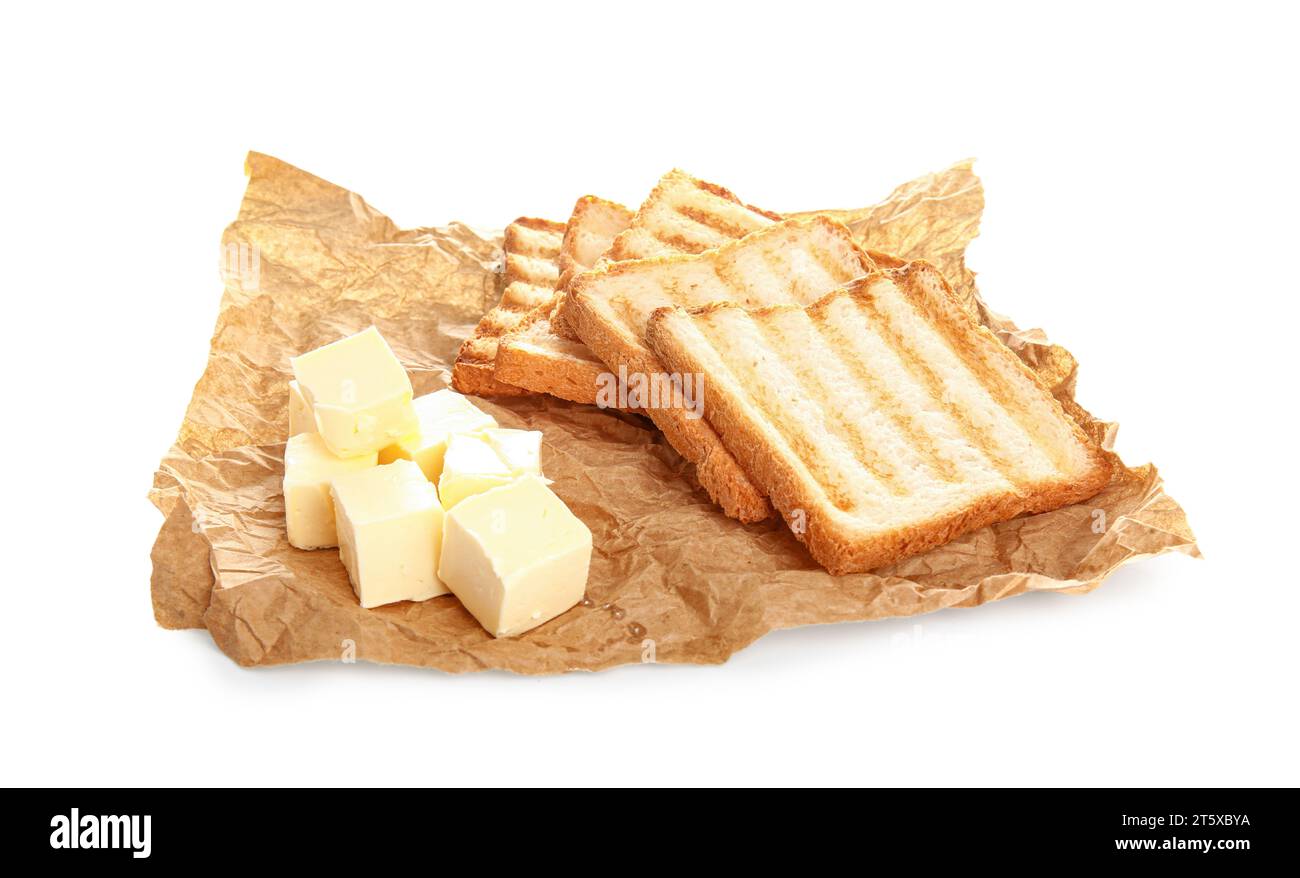 Spreading margarine on bread Cut Out Stock Images & Pictures - Alamy