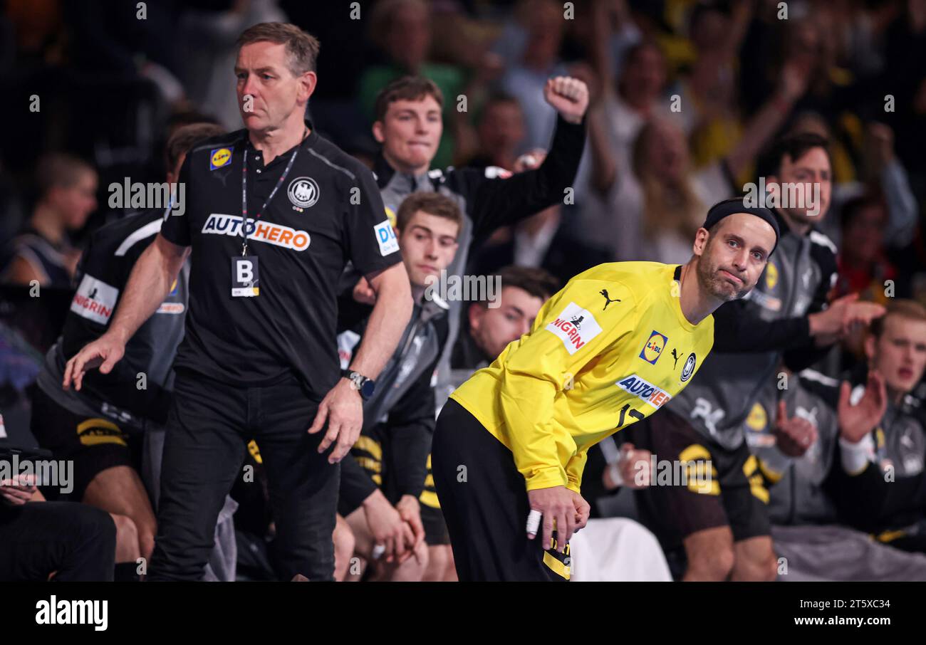 Silvio Heinevetter of Germany Trainer Alfred Gislason of Germany ...