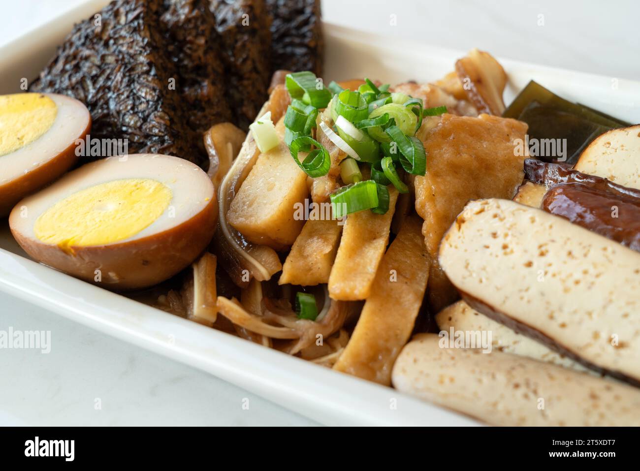 Delicious Taiwanese traditional mixed lu wei, lou mei, braised dishes ...