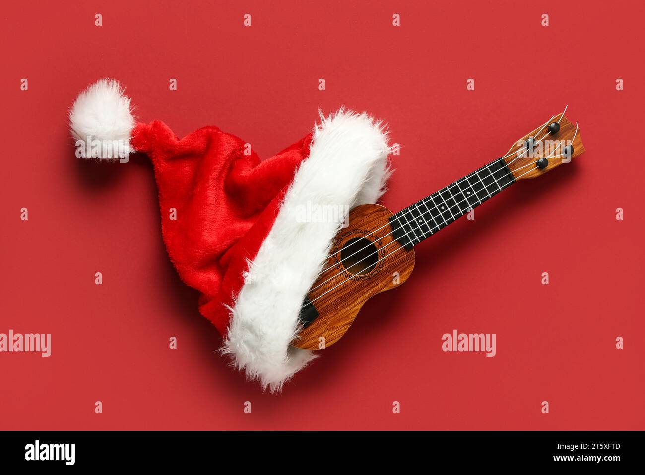 Top view guitar santa hi-res stock photography and images - Alamy