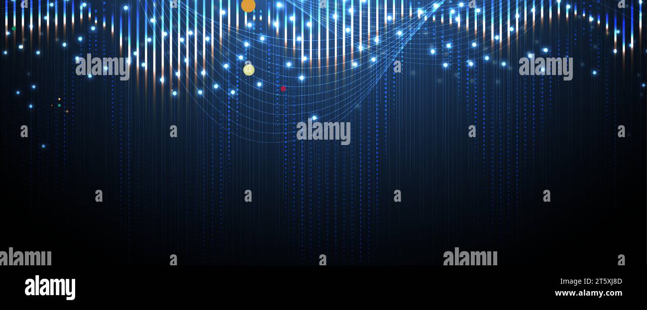 Technology Network Vector Background.. Science and technology ...