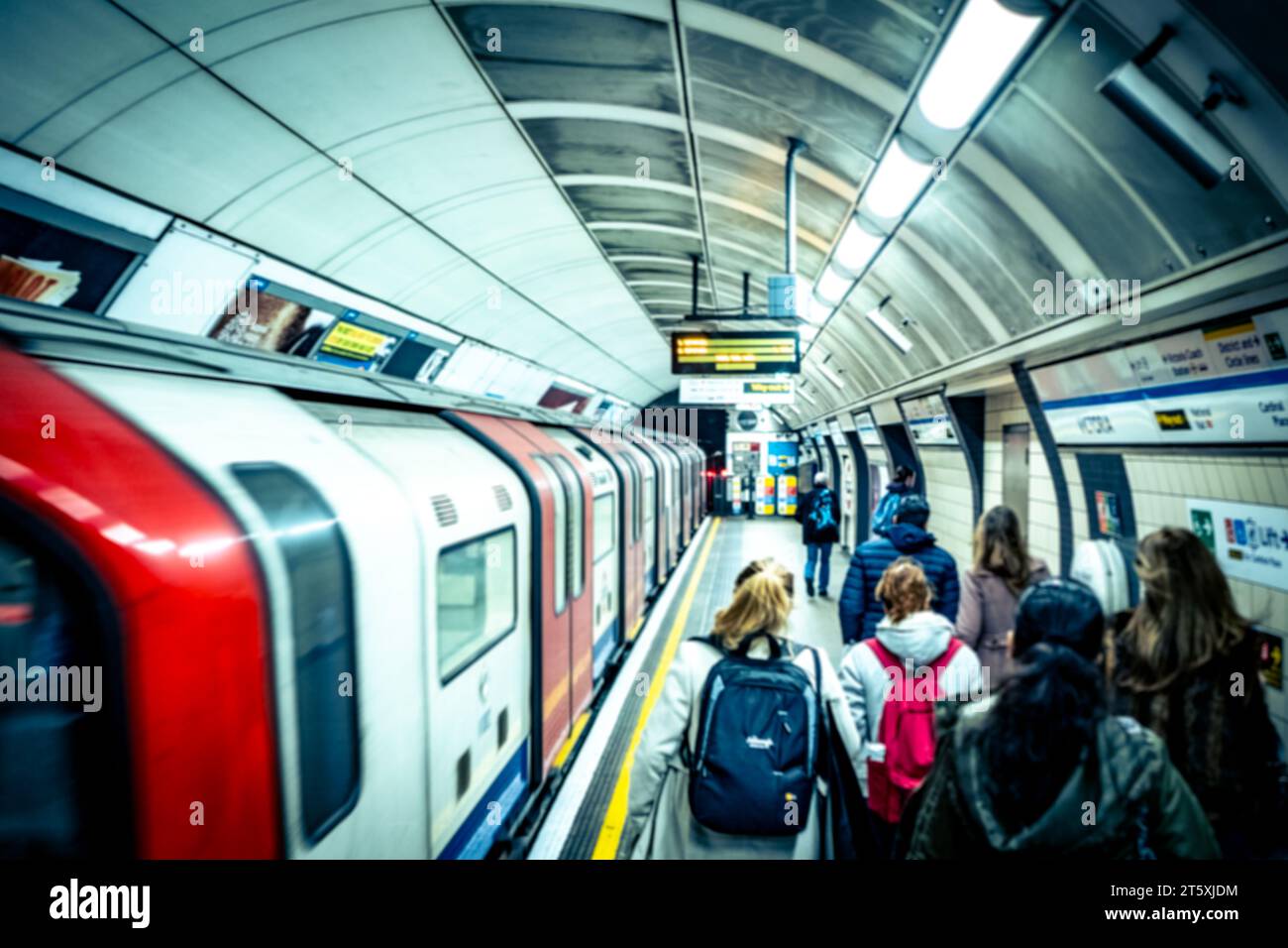 Interior view underground shopping hi-res stock photography and images ...