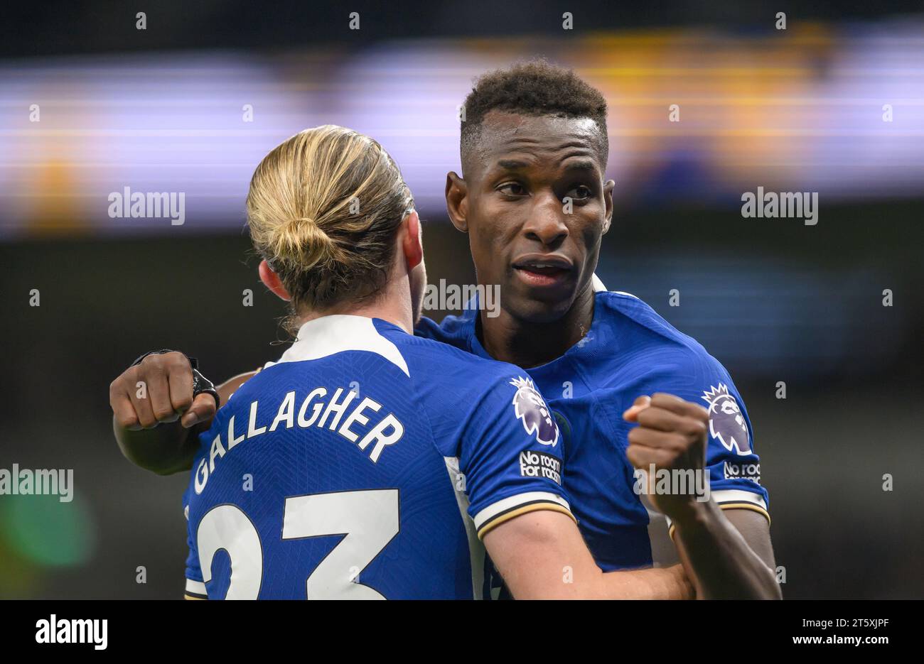 London, UK. 06 Nov 2023 - Tottenham Hotspur v Chelsea - Premier League ...