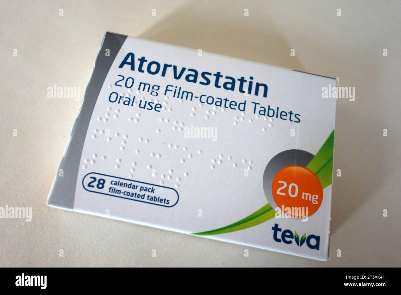 A Box of 28, 20mg Film Coated Atorvastatin (Lipitor) 'Statin' Tablets ...