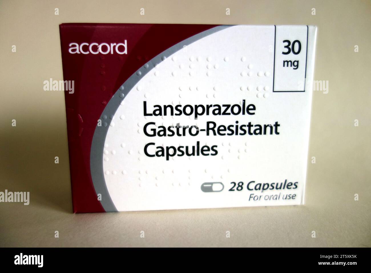 Box of 28, 30mg Lansoprazole Gastro-resistant Hard Capsules made by ...