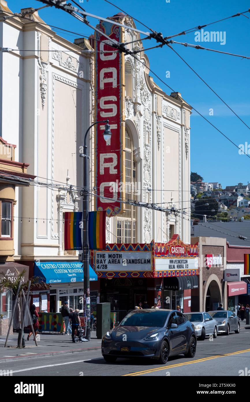 Castro District, San Francisco, California, USA - April 23, 2023 ...