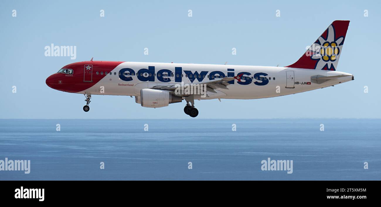 Tenerife, Spain November 5 st, 2023. Airbus A320-214 of Edelweiss Air ...