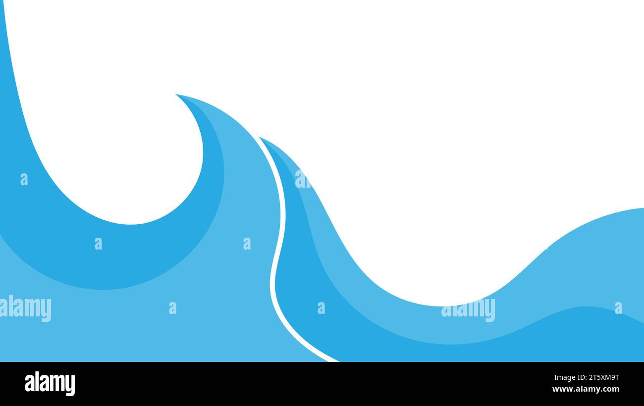 blue wave. Dynamic wavy shape for banners, covers, posters, flyers and ...