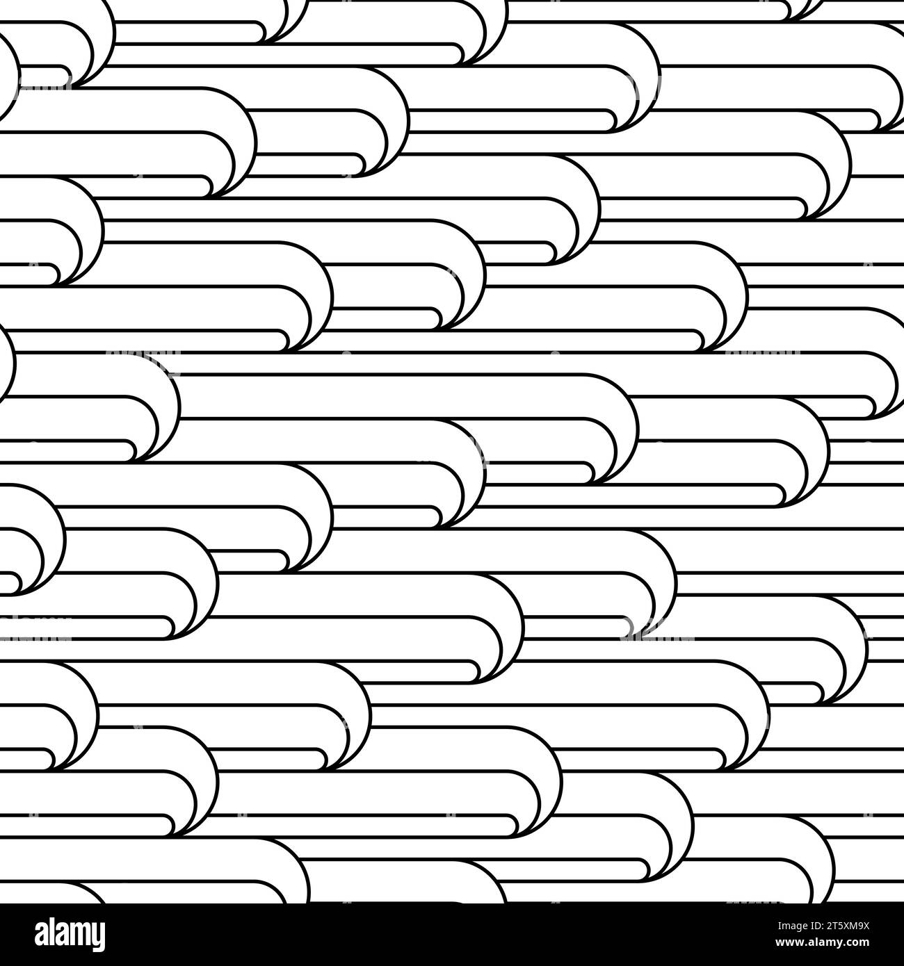 Seamless pattern of geometric shapes. Linear background template for ...