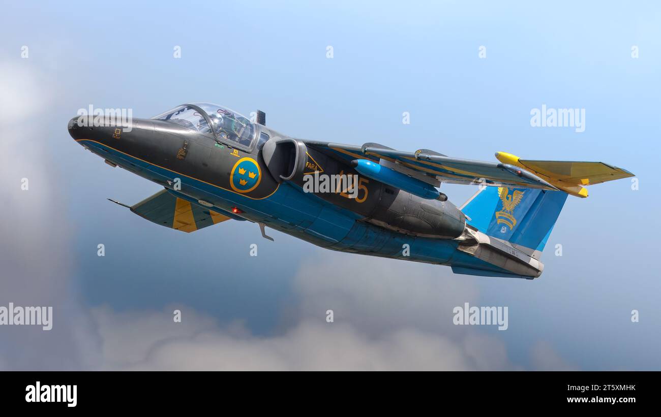 A Swedish Airforce Saab SK60 Trainer Jet Stock Photo - Alamy