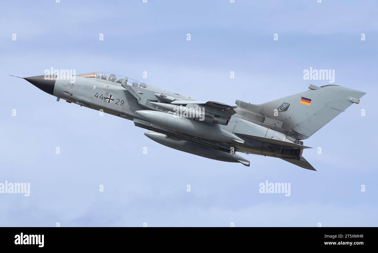 A German Airforce (Luftwaffe) Tornado IDS fighter-bomber, first ...