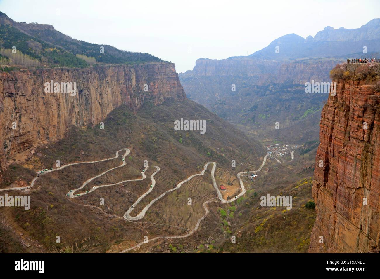 GuoLiang winding road, China Stock Photo - Alamy