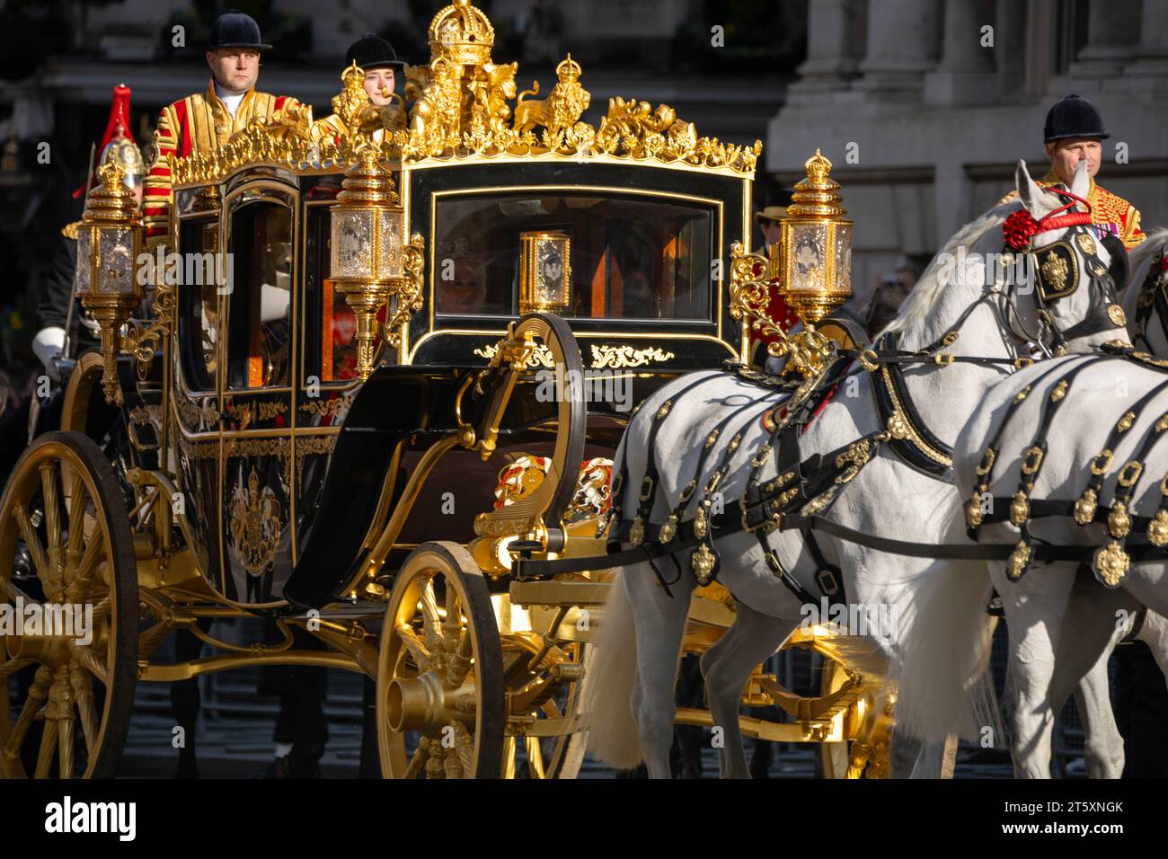 London, UK. 07th Nov, 2023. State Opening of Parliament amid anti ...