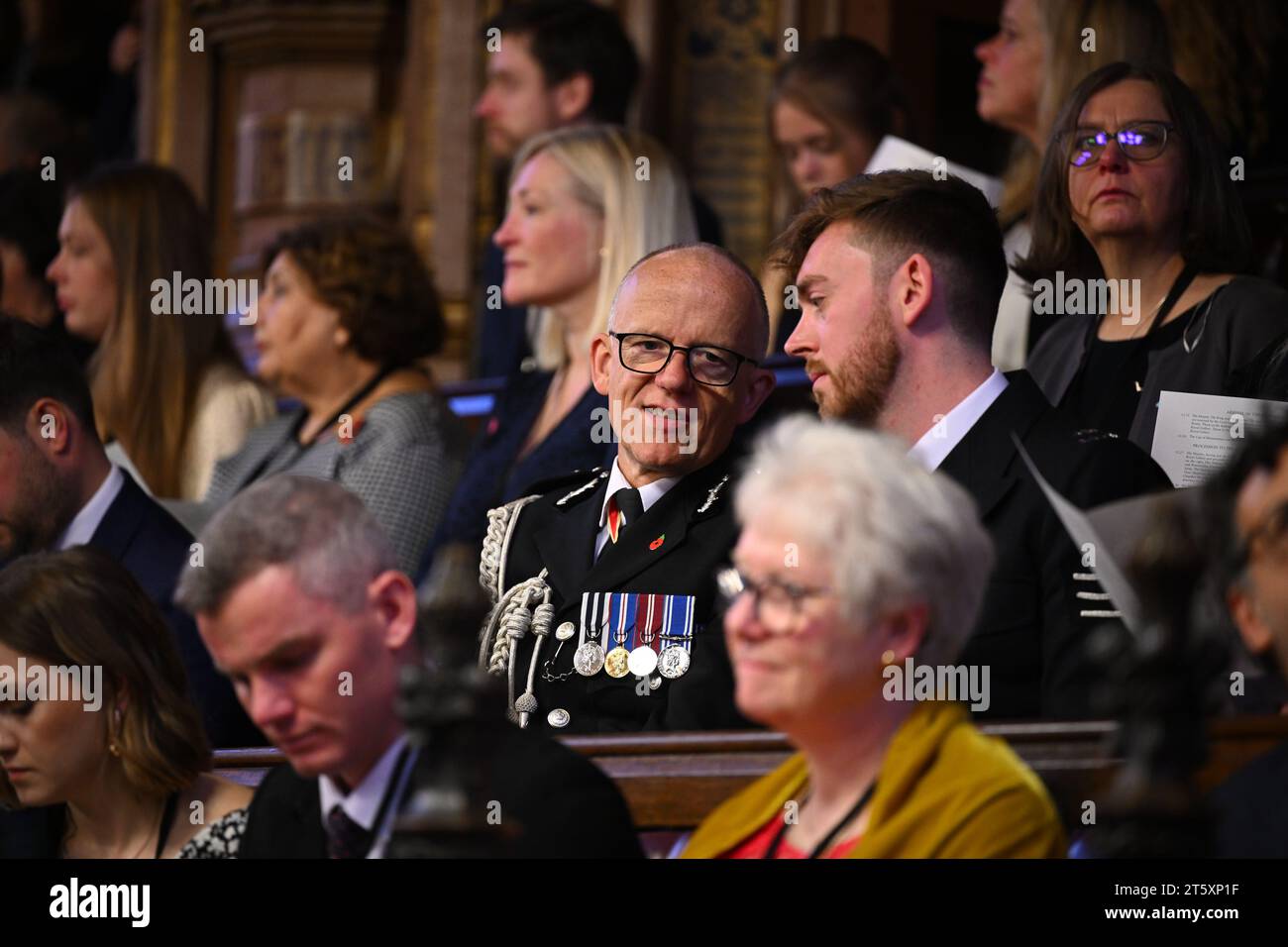 Metropolitan Police Commissioner Sir Mark Rowley during the State ...