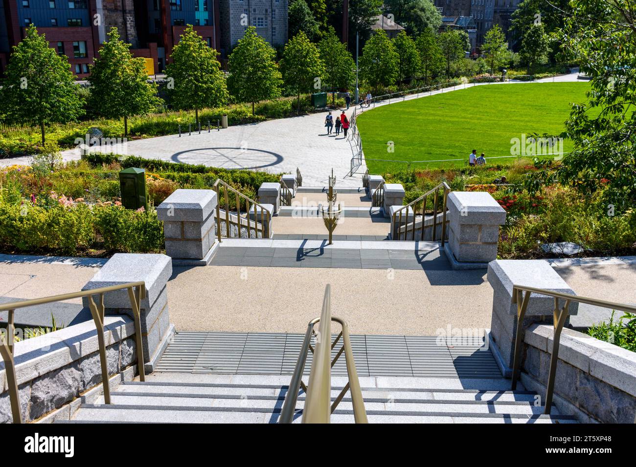The Ceremonial Staircase in the Union Terrace Gardens, Aberdeen ...