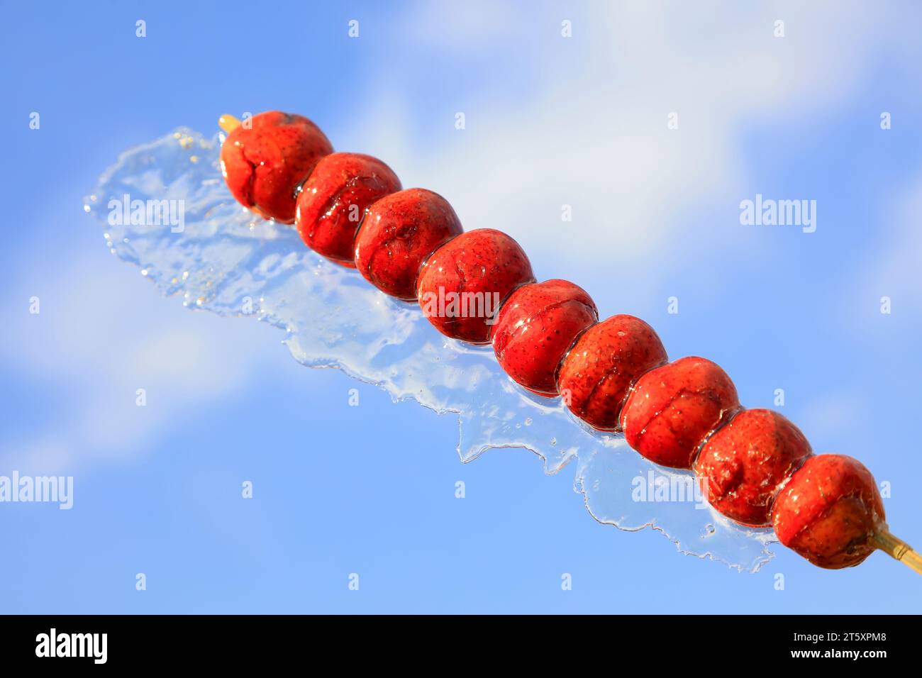 ice-sugar gourd in blue sky Stock Photo - Alamy