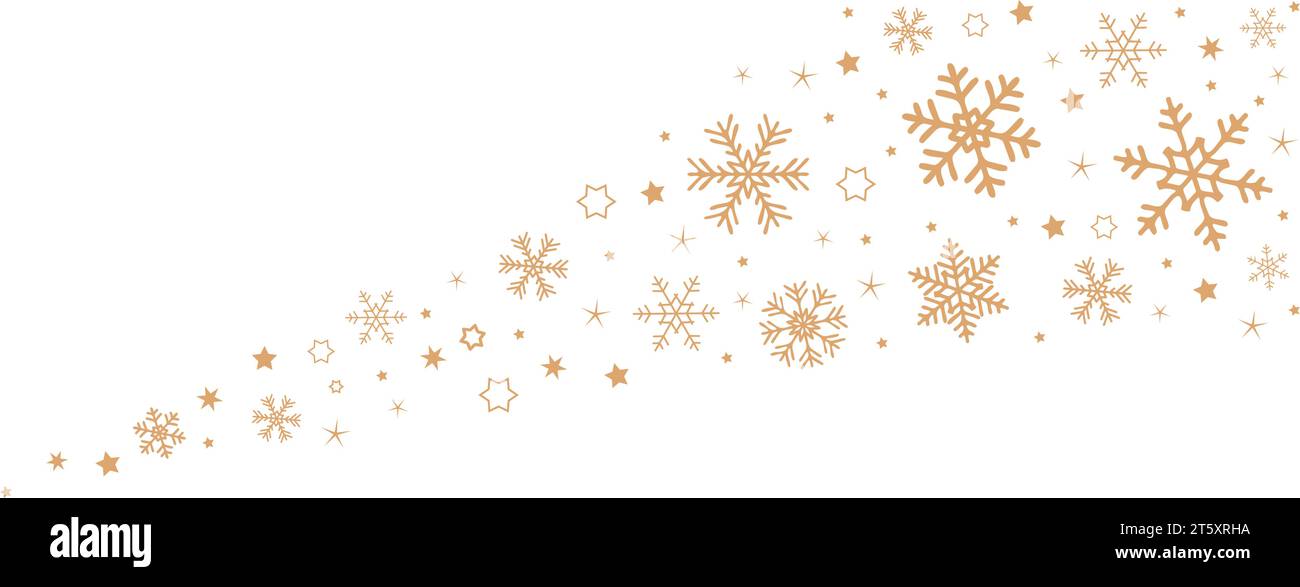christmas snowflake banner background isolated vector illustration ...