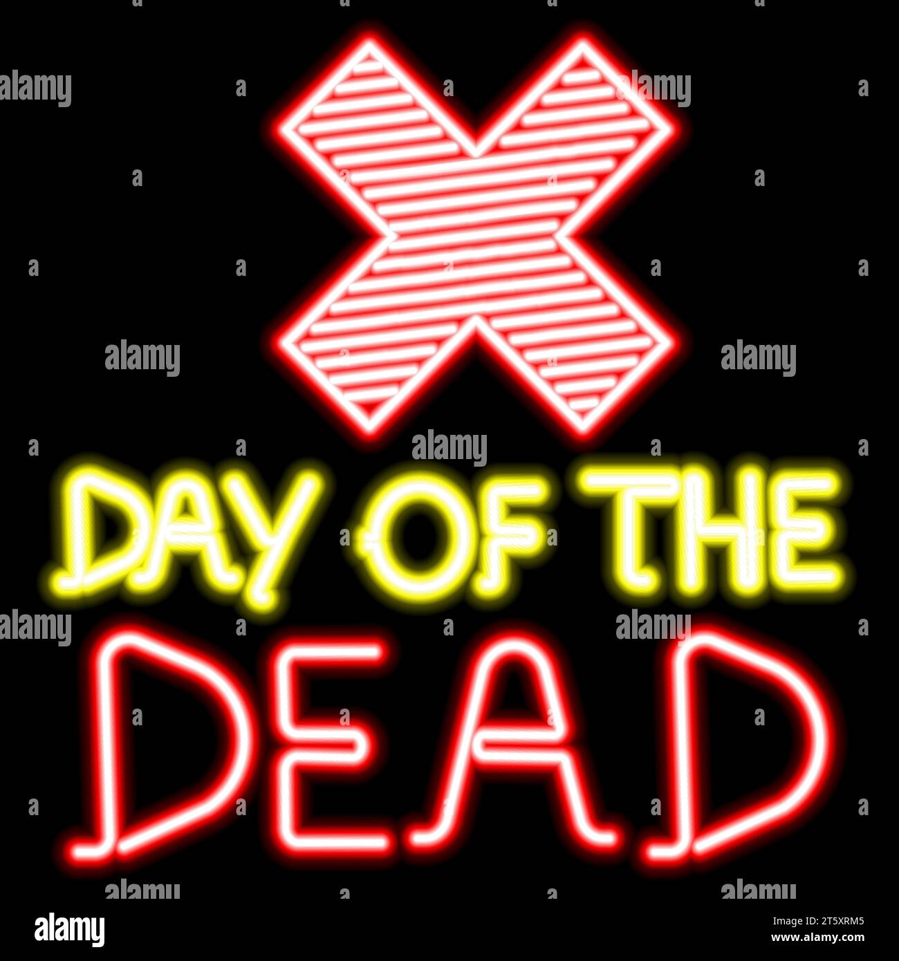 Neon death art hi-res stock photography and images - Alamy