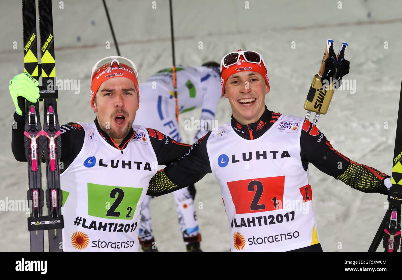 Johannes Rydzek und Eric Frenzel gewinnen den Team Sprint 4 ...