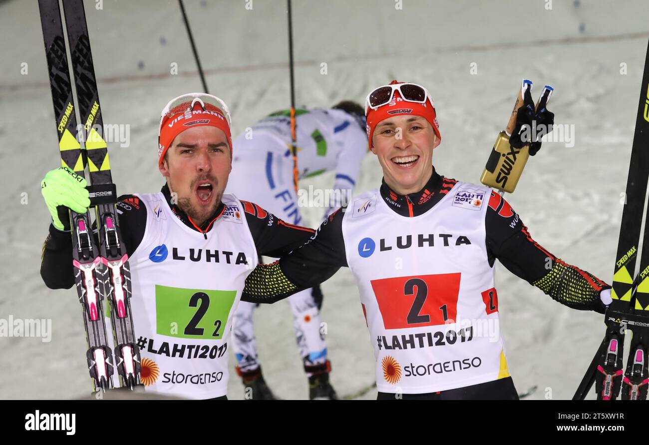 Johannes Rydzek und Eric Frenzel gewinnen den Team Sprint 4 ...
