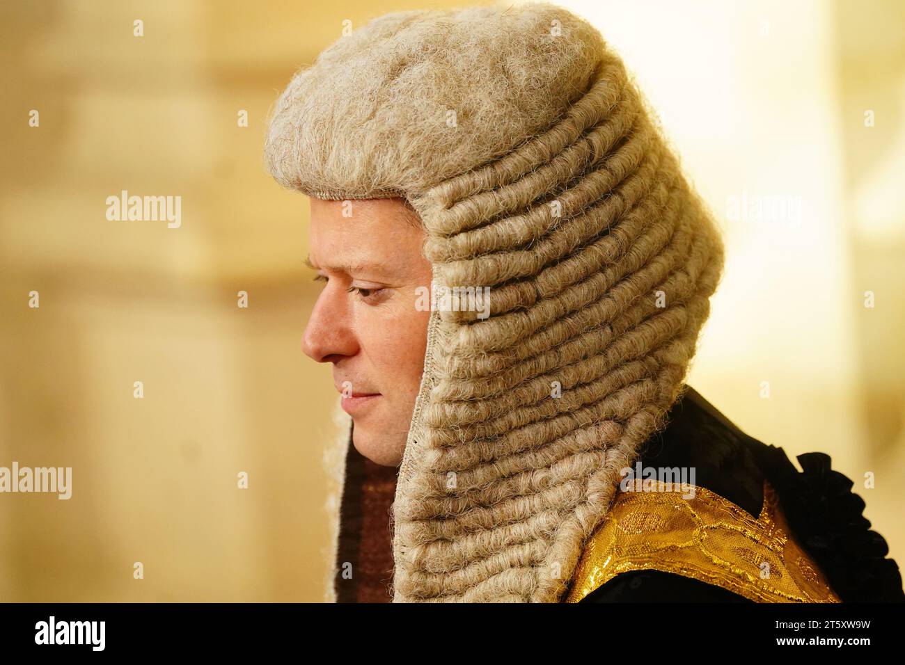 Justice Secretary Alex Chalk arrives at the Sovereign's Entrance to the ...