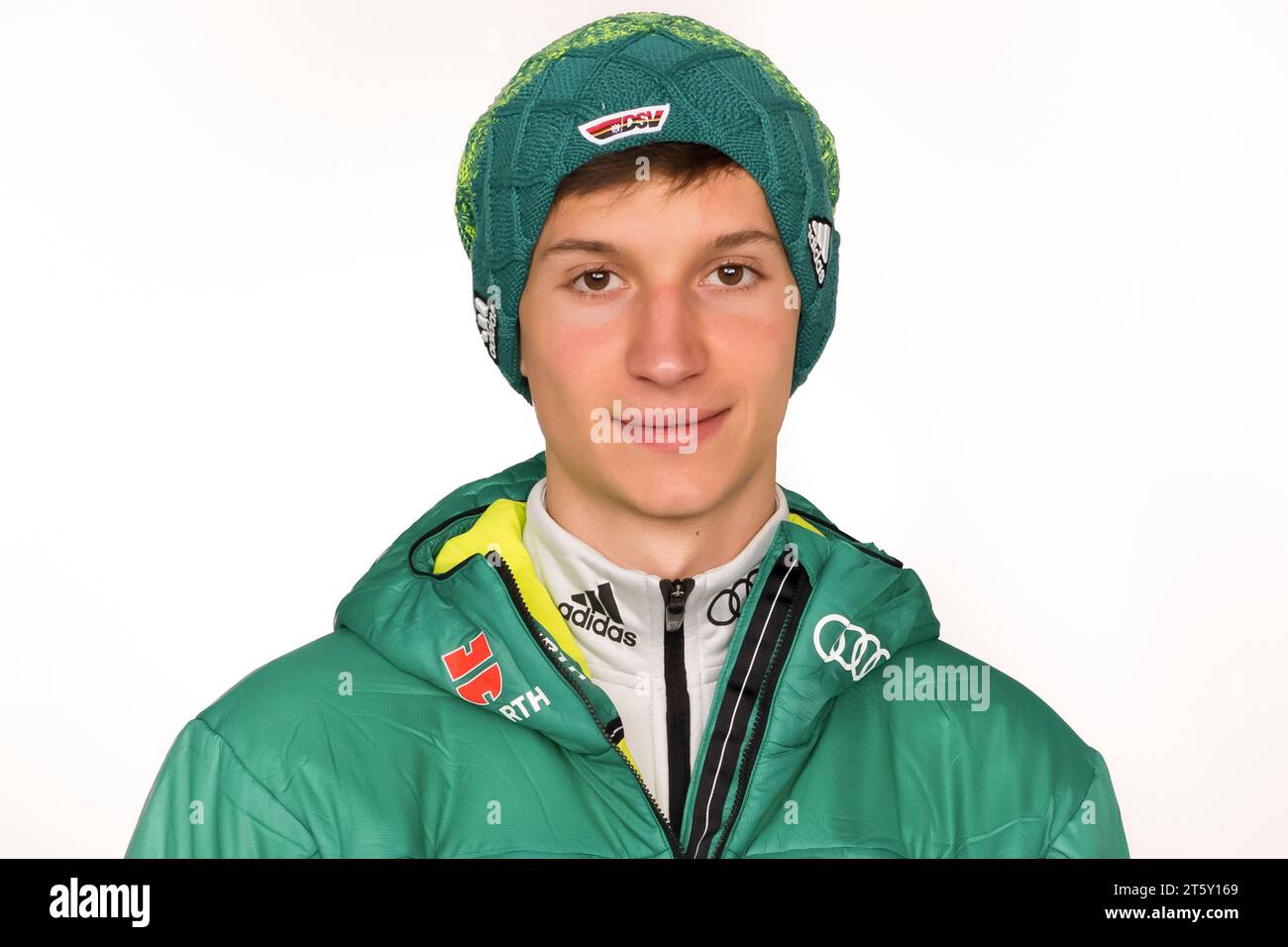 Hoffmann Felix, Skisprung, Skispringen, ski jumping, Portraet, Portrait, Fotoshooting in ...