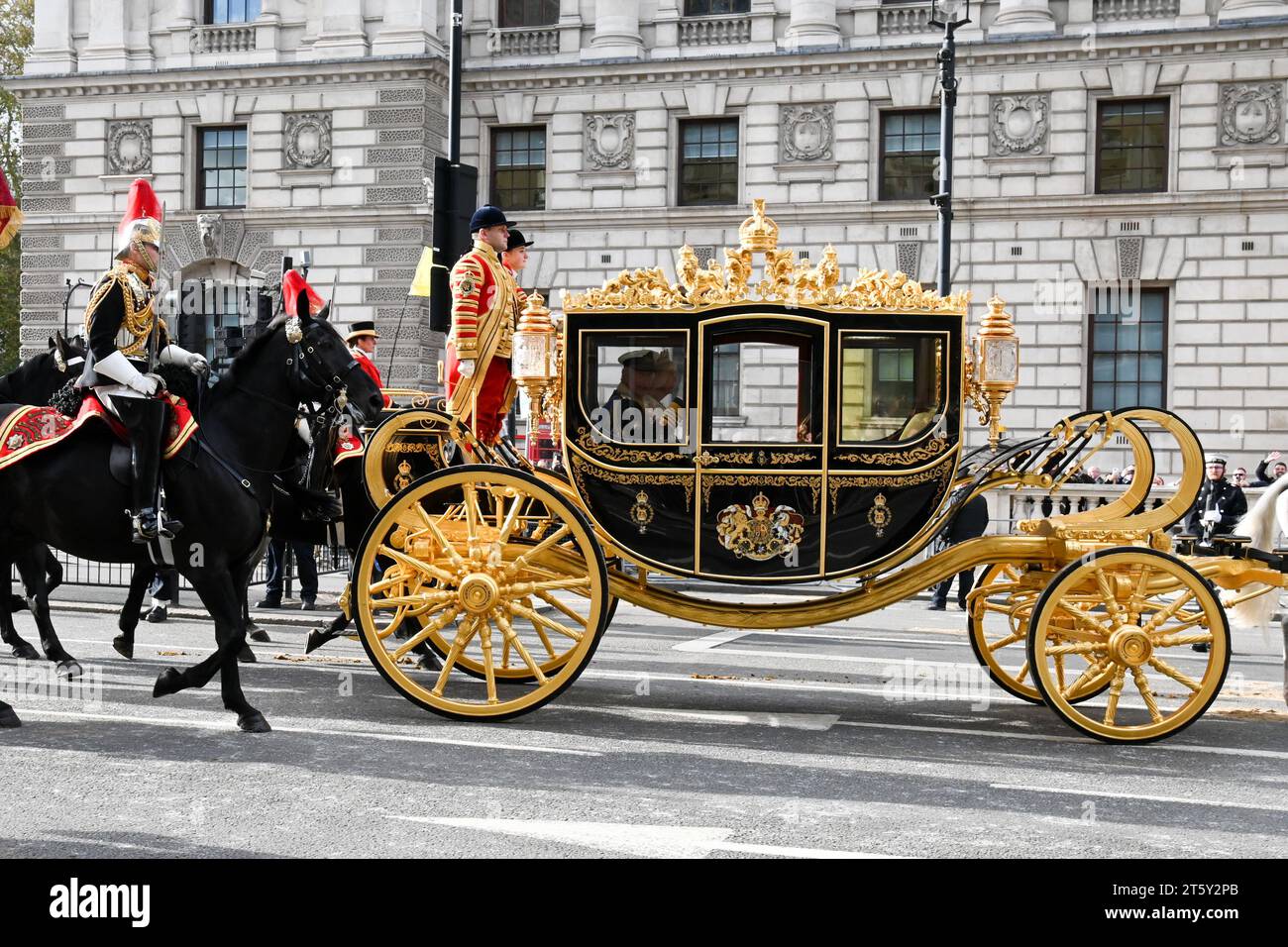 Whitehall, London, UK. 7th Nov, 2023. HRH King Charles III return after ...