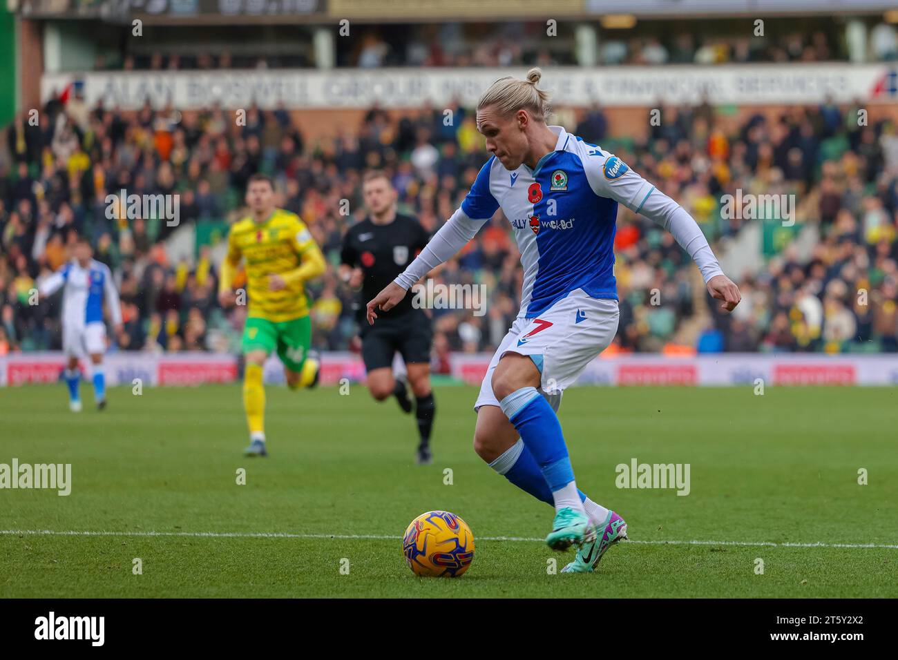 Arnor Sigurdsson of Blackburn Rovers - Norwich City v Blackburn Rovers ...
