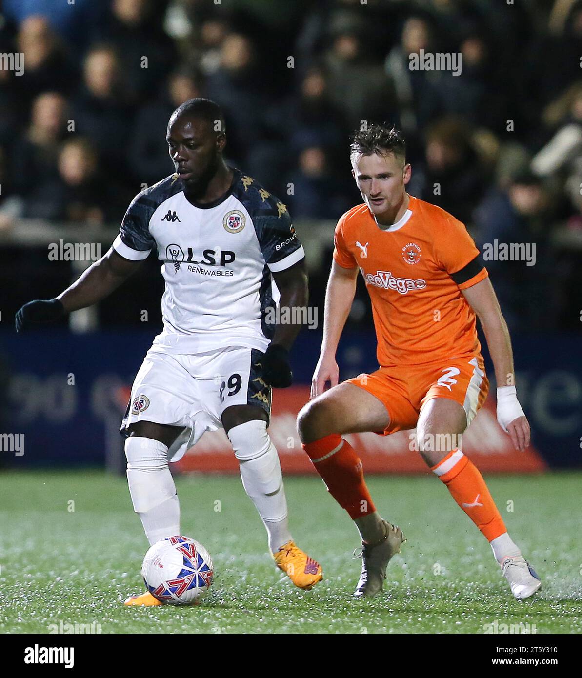 Olufela Olomola of Bromley. - Bromley v Blackpool, Emirates FA Cup ...