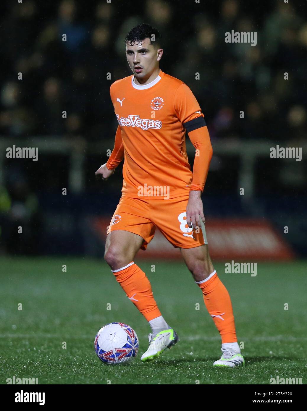 Albie Morgan of Blackpool. - Bromley v Blackpool, Emirates FA Cup First ...