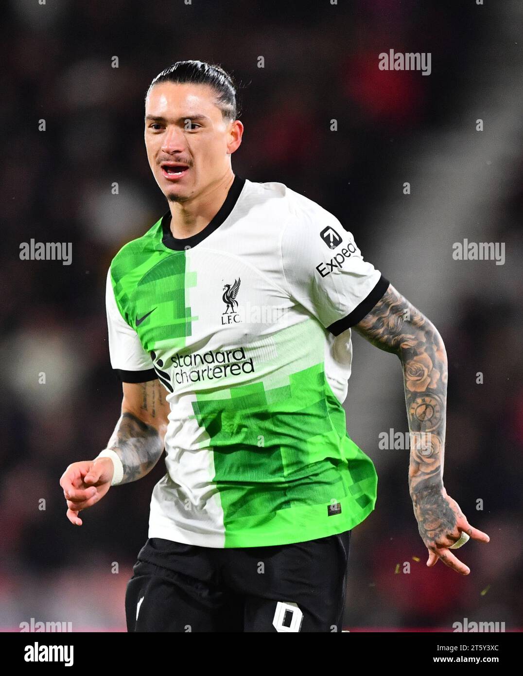 Darwin Nunez of Liverpool - AFC Bournemouth v Liverpool, Carabao Cup ...