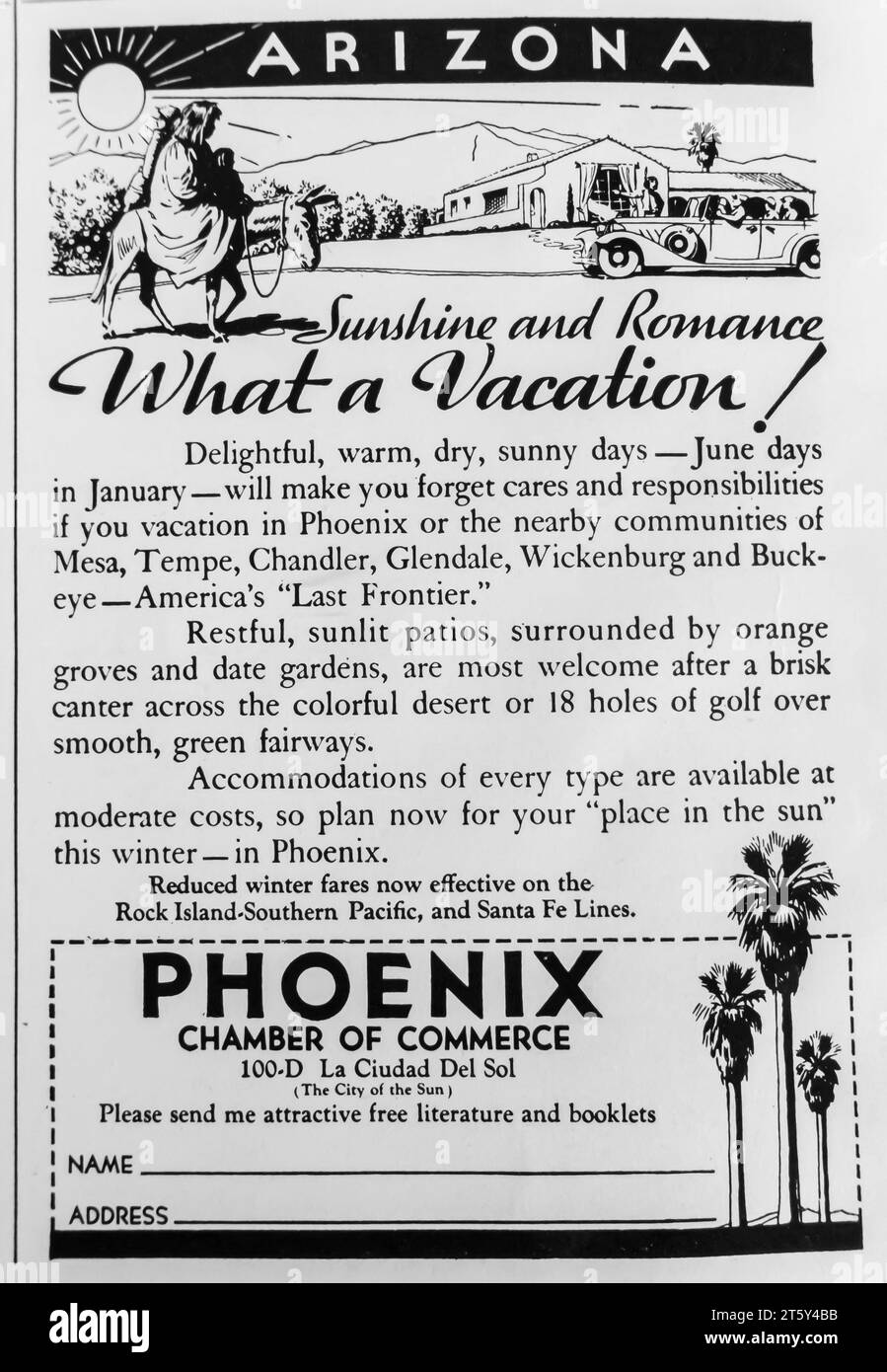 Arizona travel ads hi-res stock photography and images - Alamy