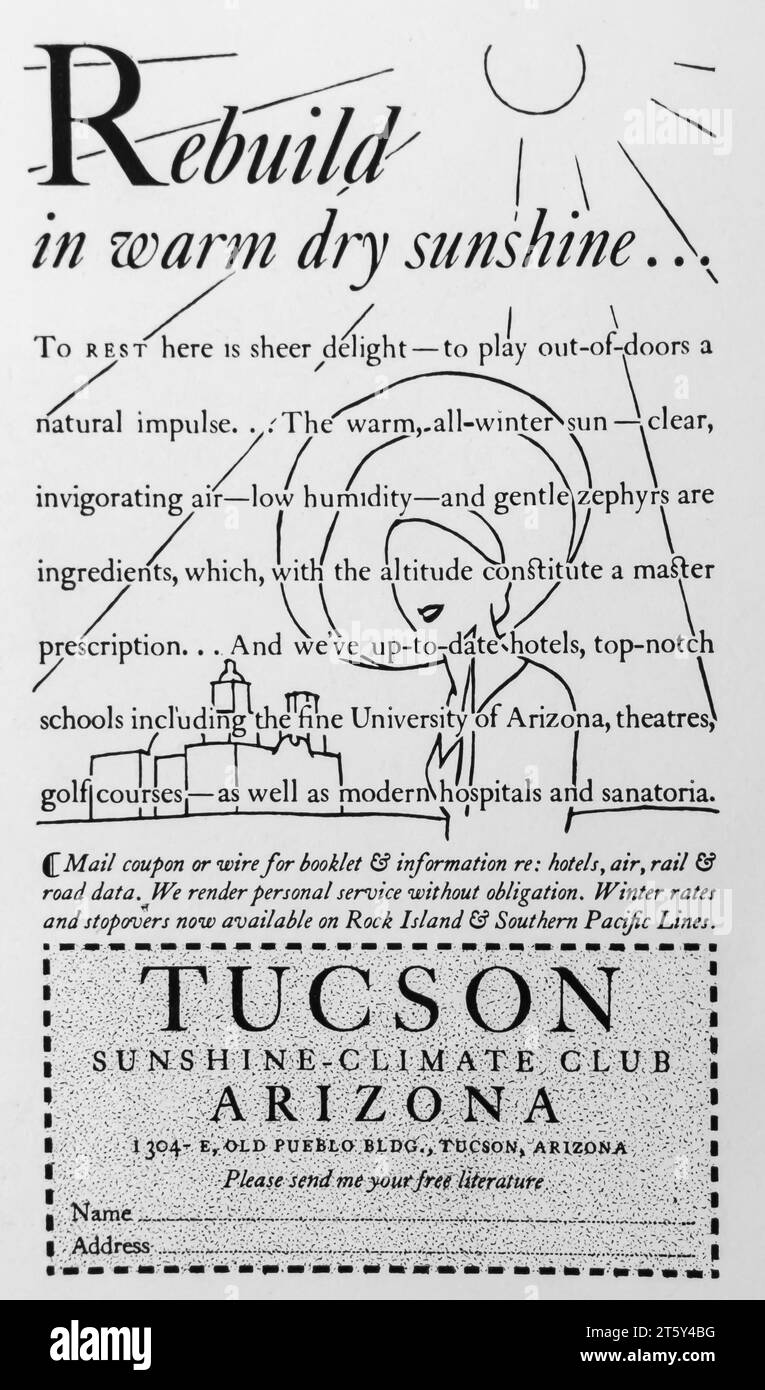Tucson arizona 1930s hi-res stock photography and images - Alamy