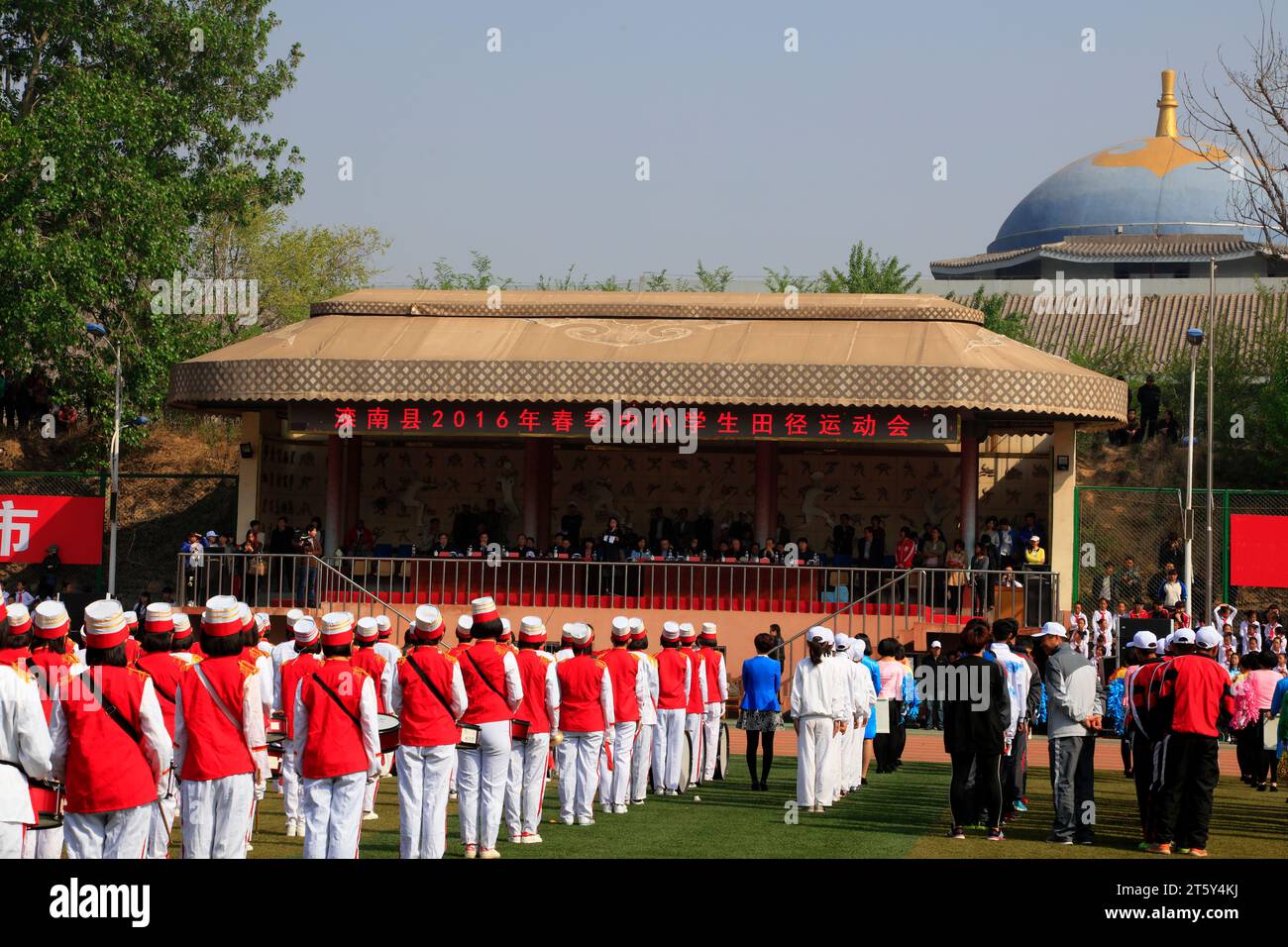 drum corps figure Stock Photo - Alamy