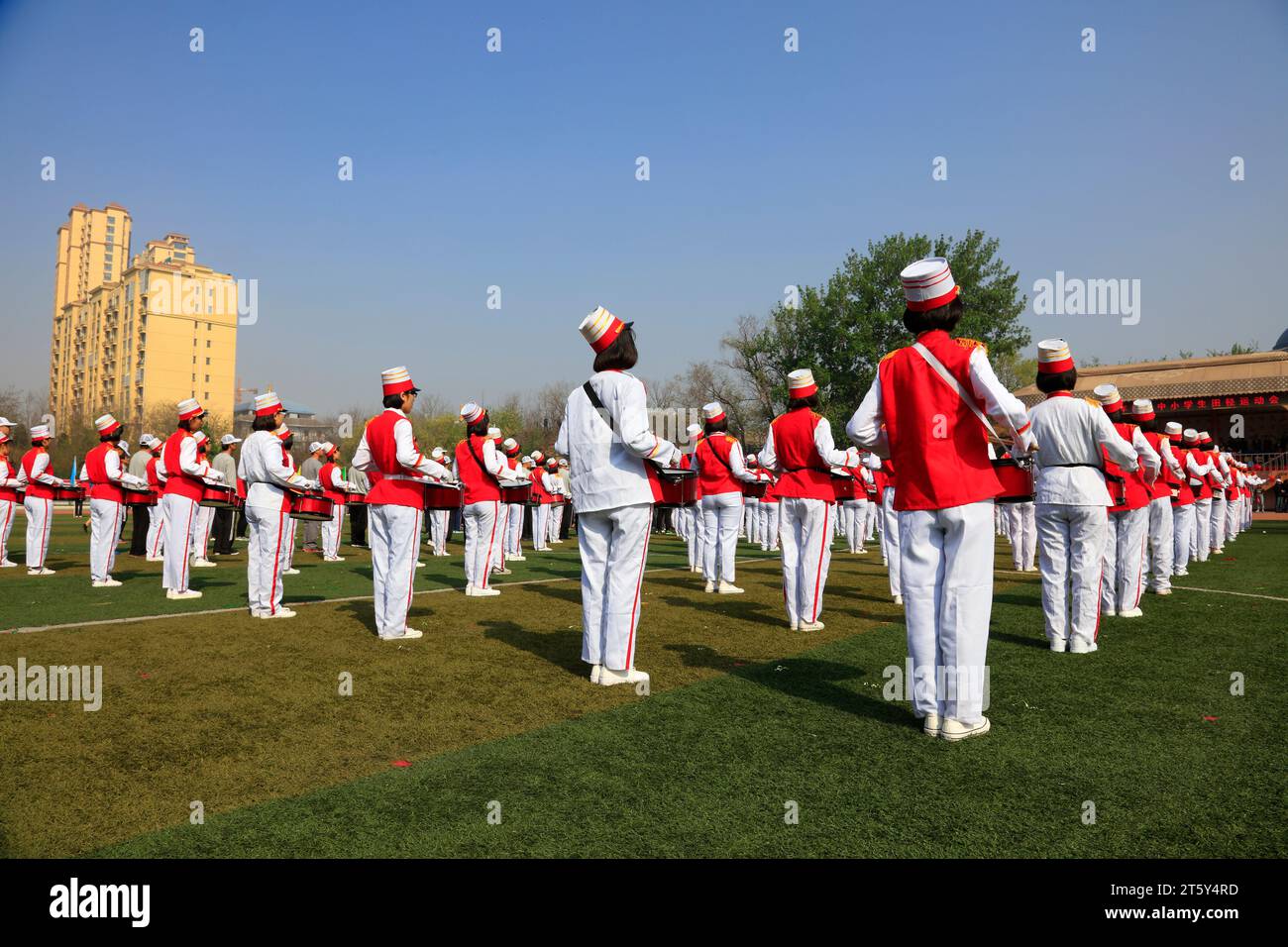 drum corps figure Stock Photo - Alamy