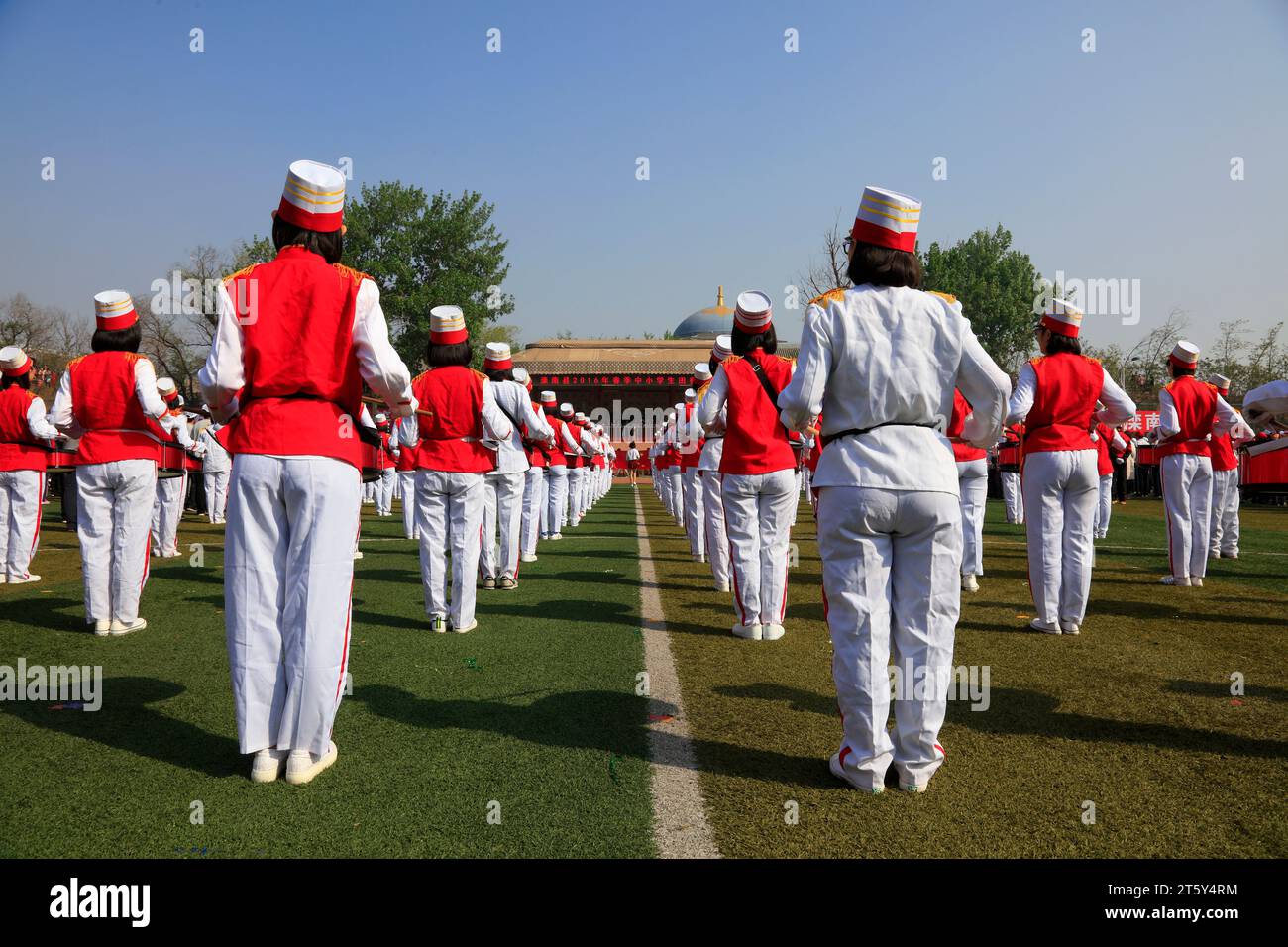 drum corps figure Stock Photo - Alamy