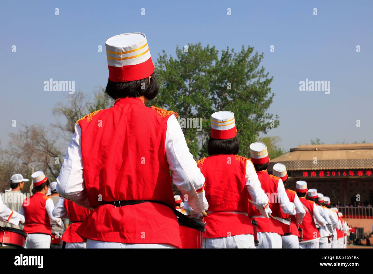 drum corps figure Stock Photo - Alamy