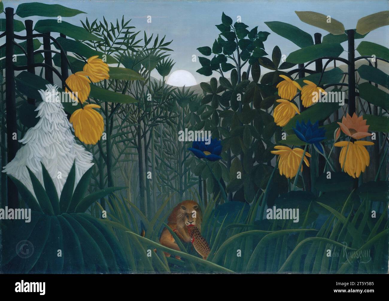 Douanier rousseau lion hi-res stock photography and images - Alamy