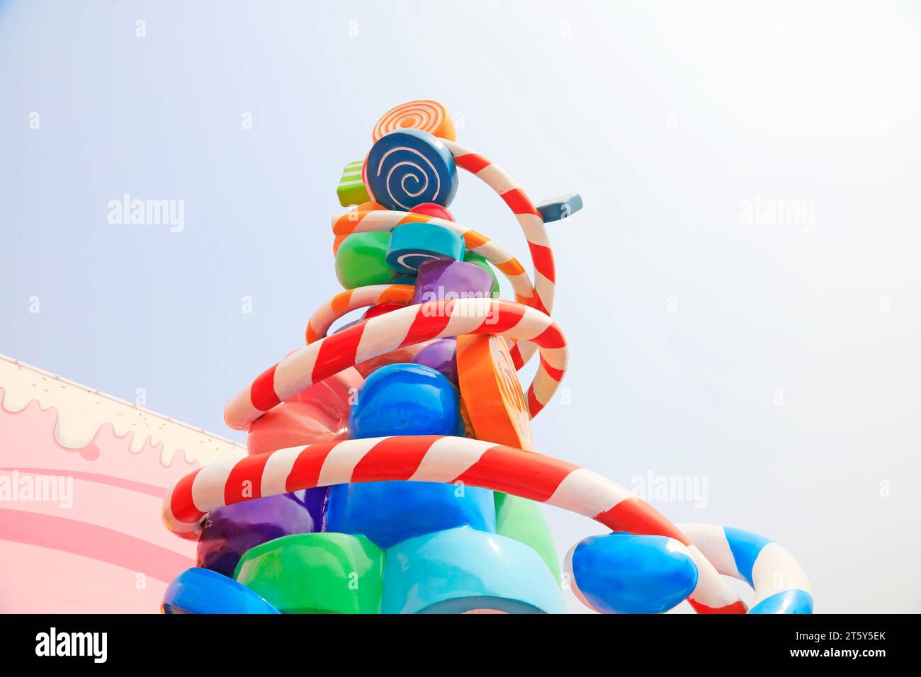 Colorful candy sculpture Stock Photo - Alamy