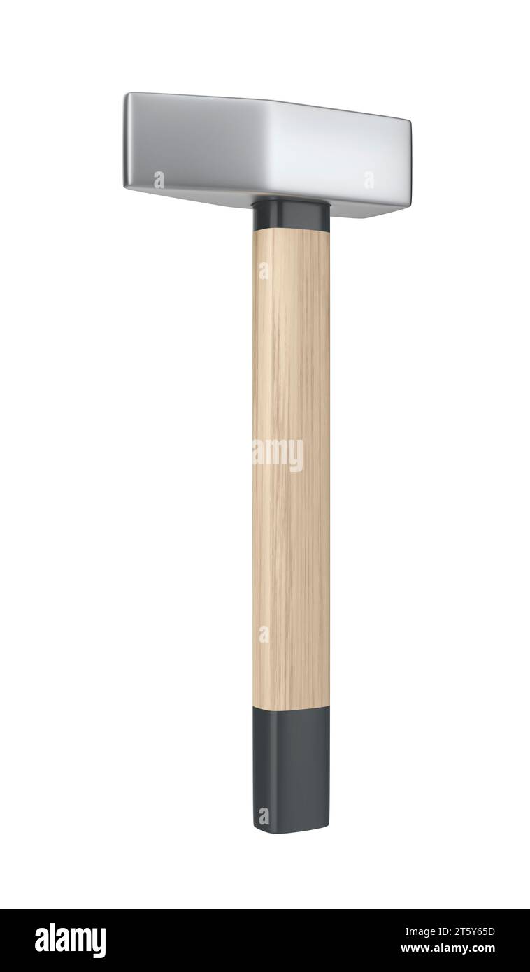 Straight peen hammer, isolated on white background Stock Photo - Alamy