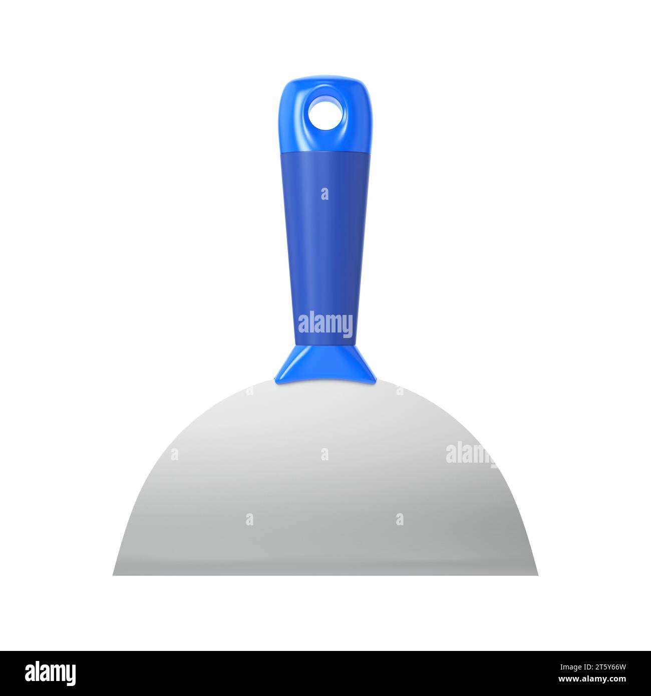 Wide building spatula isolated on white background Stock Photo - Alamy