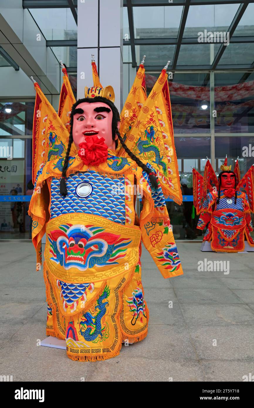 chinese drama character sculpture, closeup of photo Stock Photo - Alamy