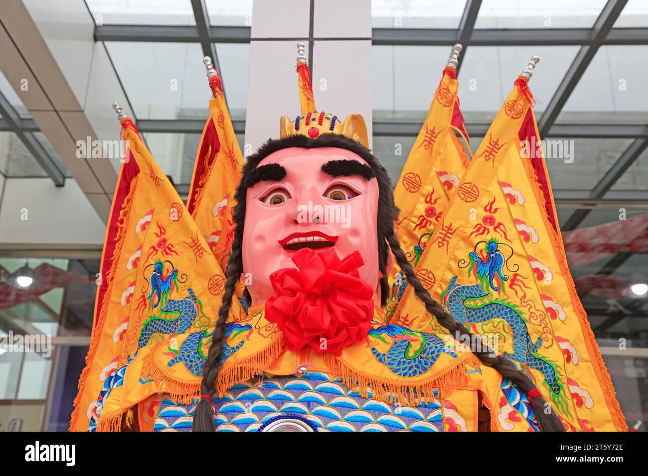 chinese drama character sculpture, closeup of photo Stock Photo - Alamy