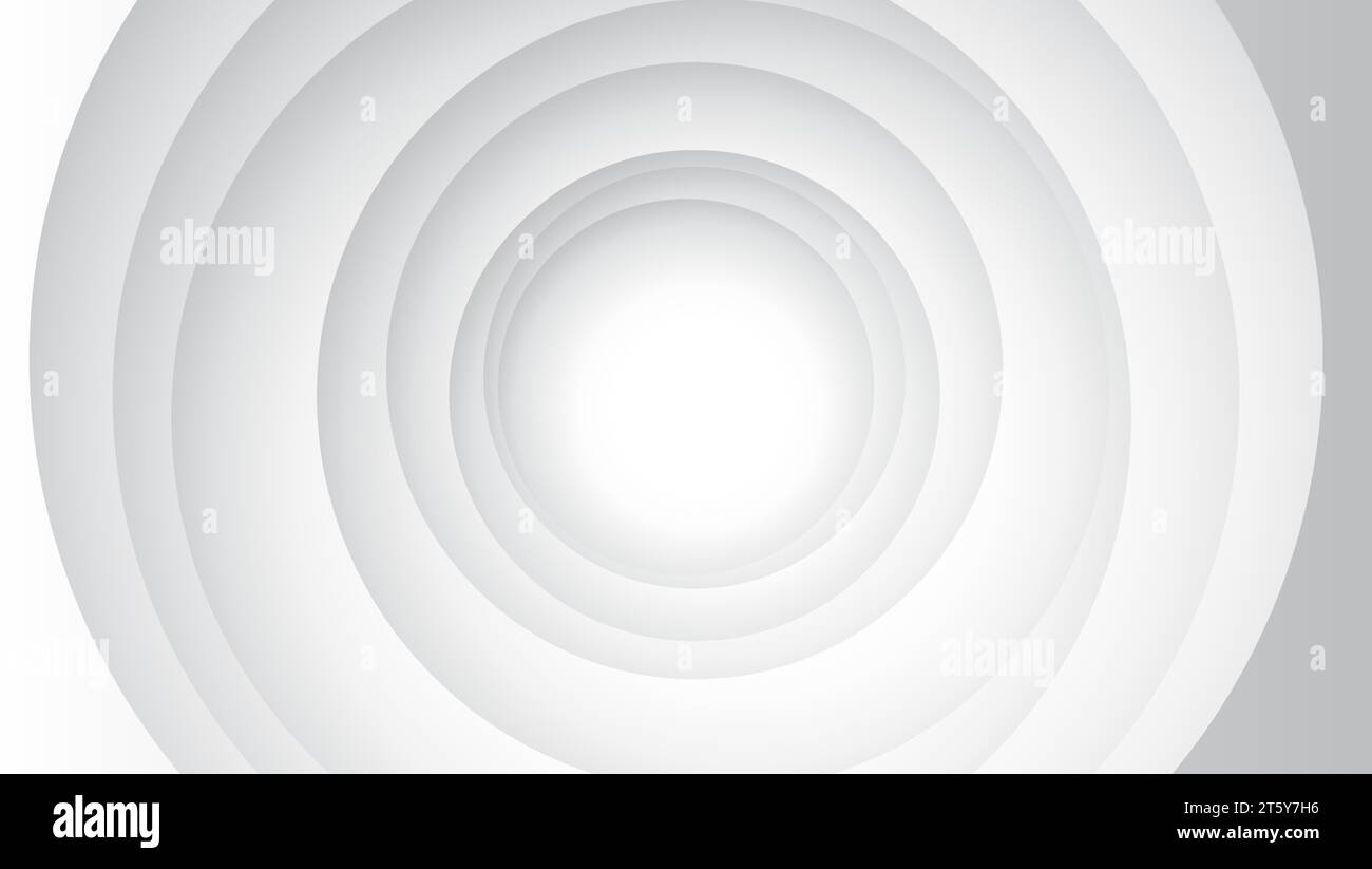 abstract white circular papercut background . vector illustration Stock ...