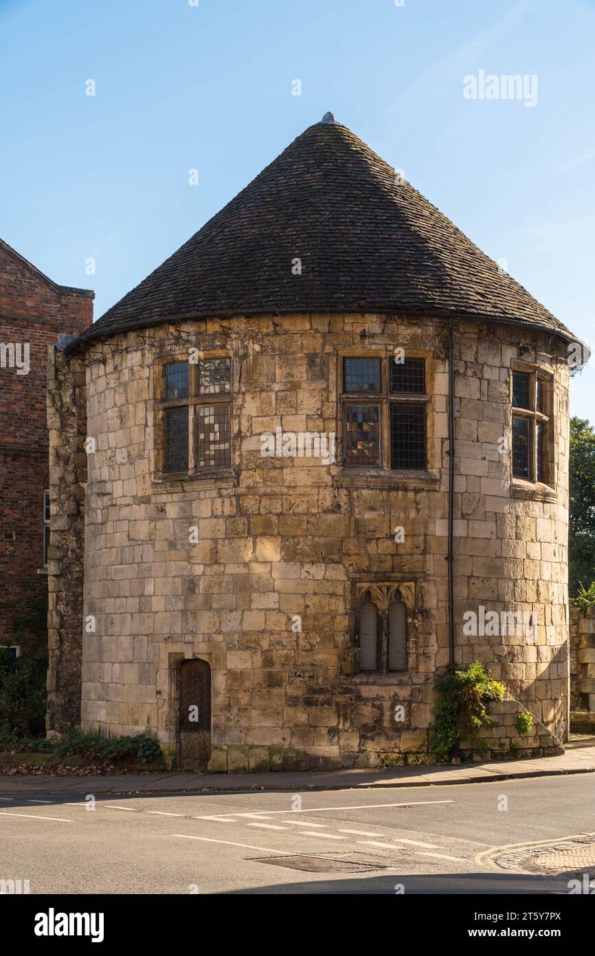 The 14th Century building of Saint Mary's Tower, also known as Marygate ...